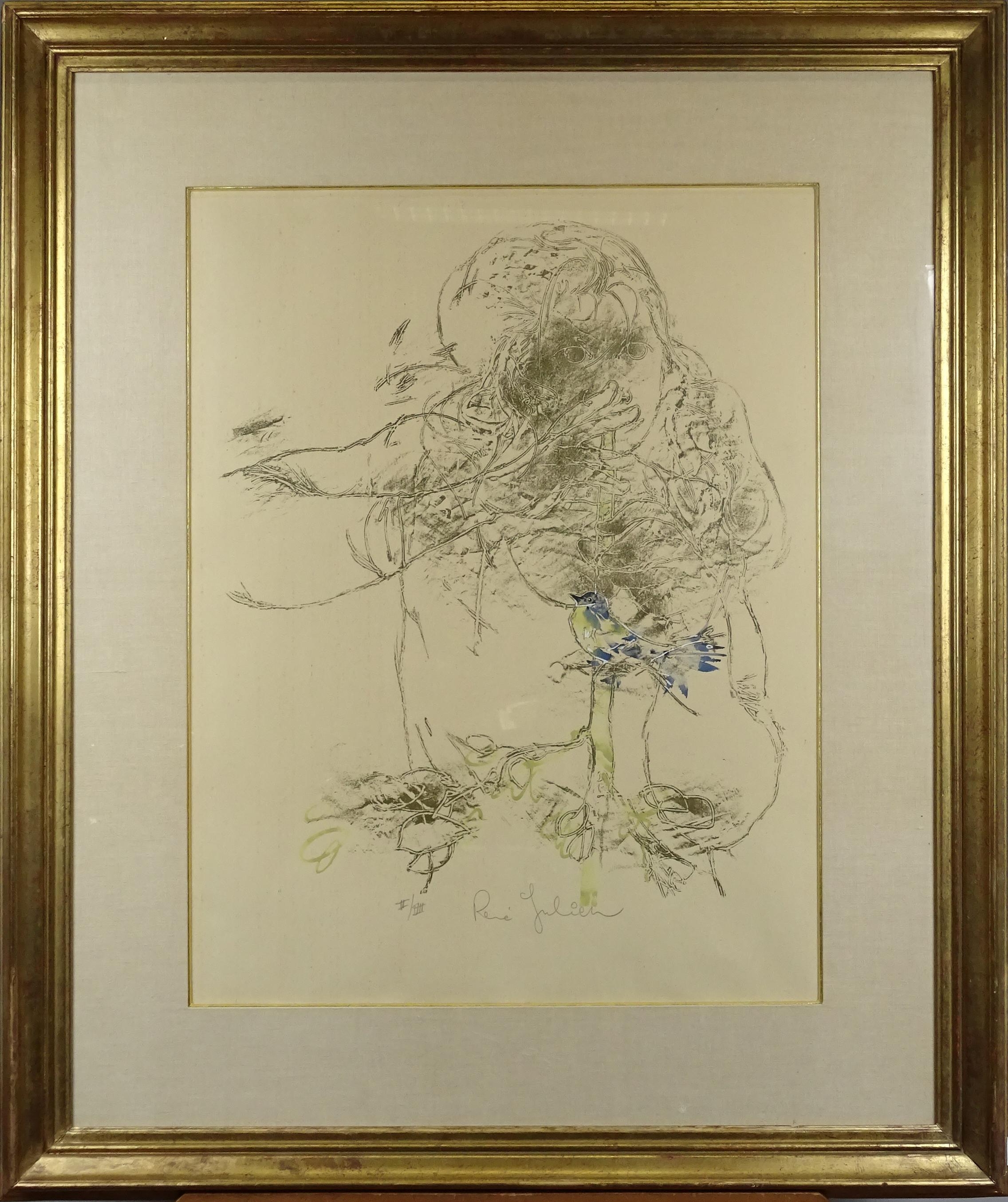 René Julien | L'oiseau bleu | MutualArt