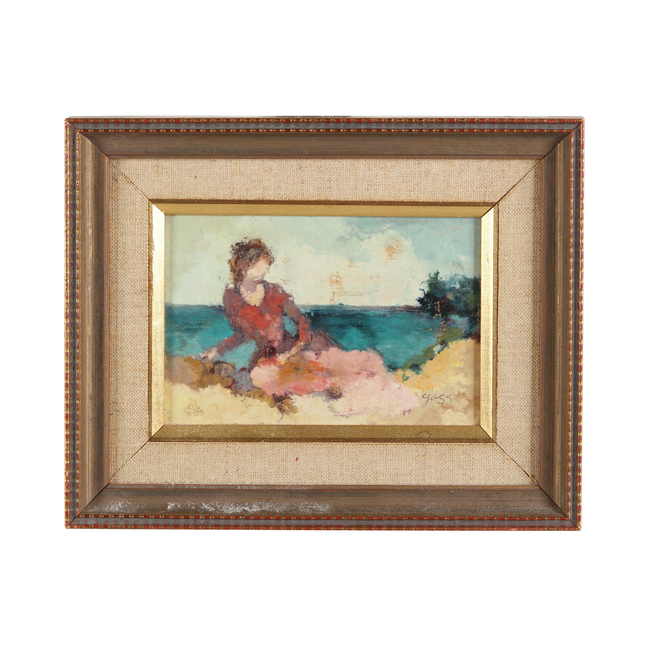 Edna Gass | Two Figural Paintings | MutualArt