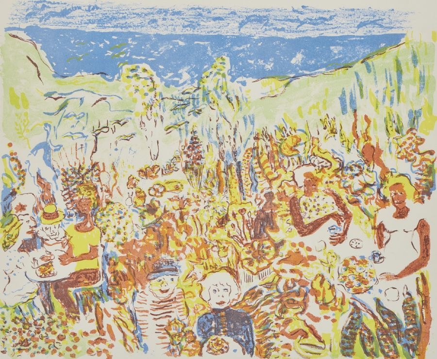 Sven Erixson | Sverige. Flickorna Lundgrens Kafé. Signerad | MutualArt