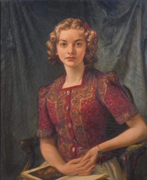 Peter Alexander Hay | PORTRAIT OF A GIRL (1939) | MutualArt