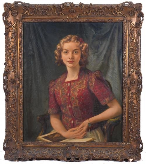 Peter Alexander Hay | PORTRAIT OF A GIRL (1939) | MutualArt