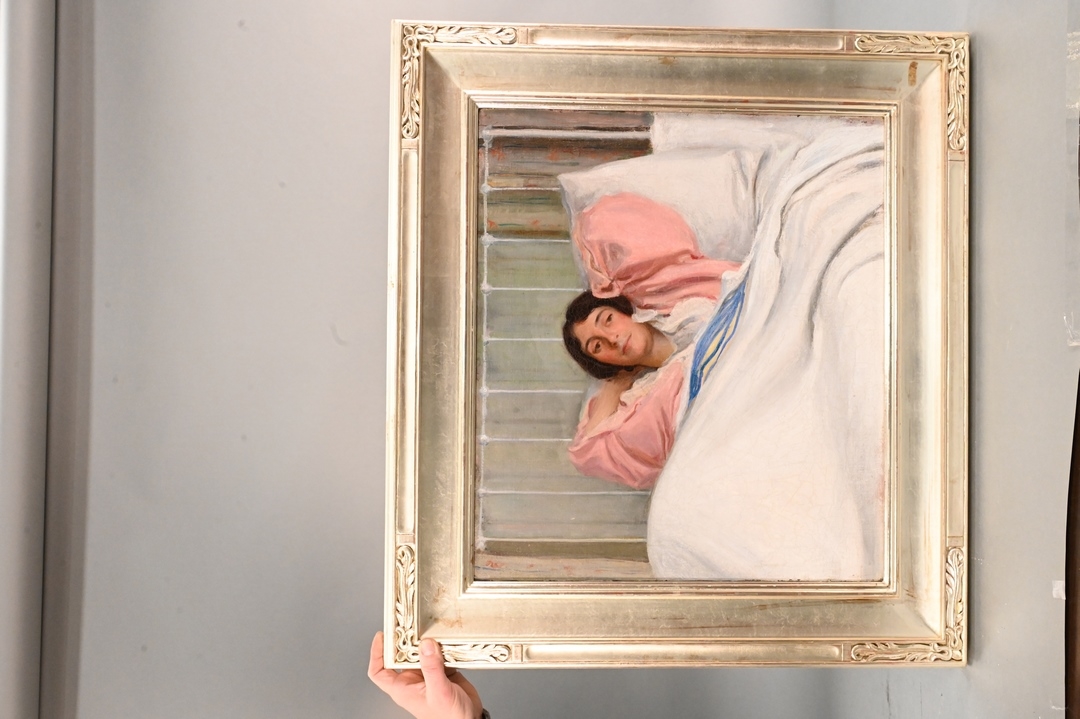 Joseph DeCamp | Portrait of Edith Baker DeCamp, the artist’s wife ...