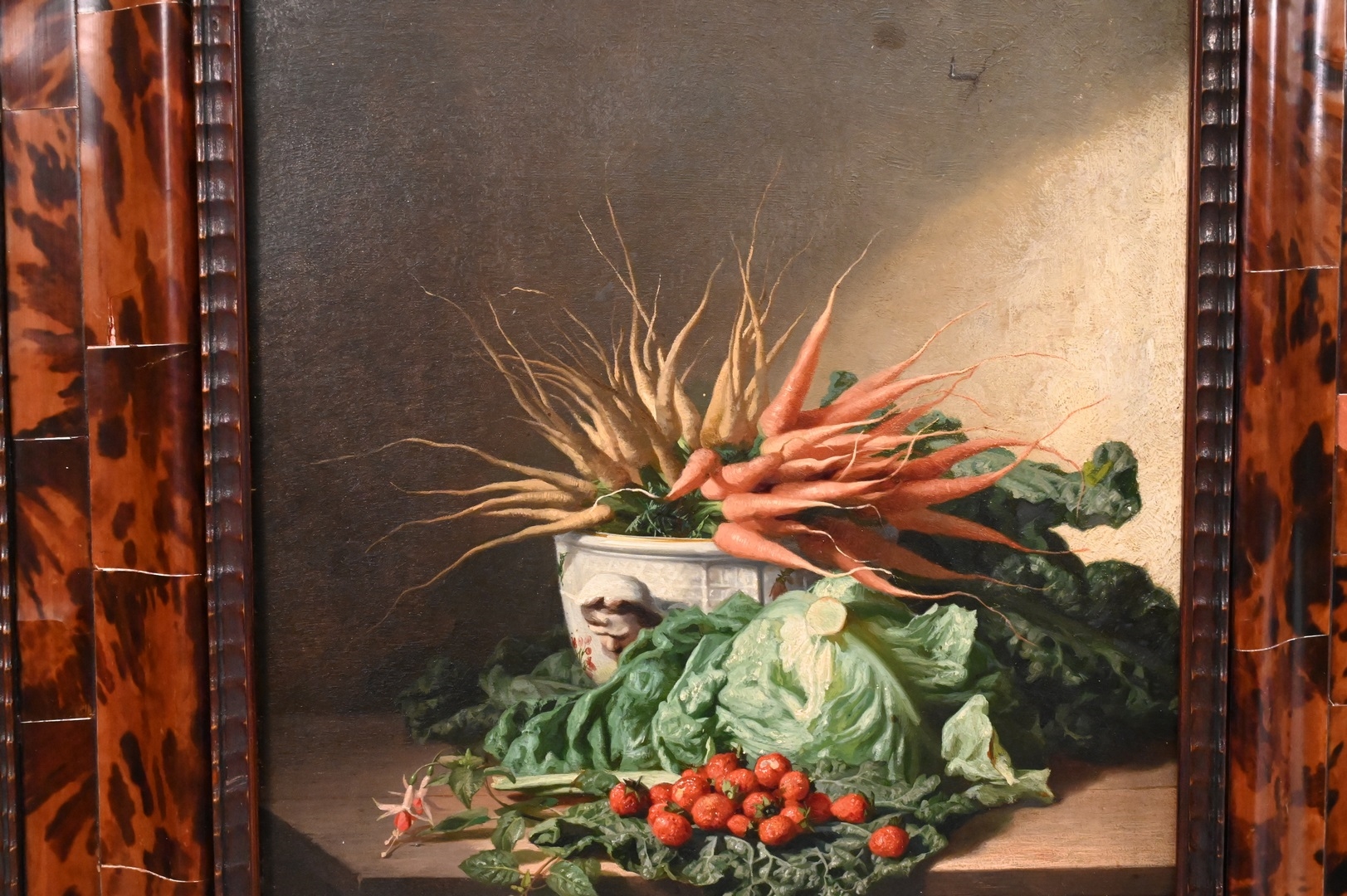 David Emile Joseph de Noter | Vegetables in a cache pot, still life ...