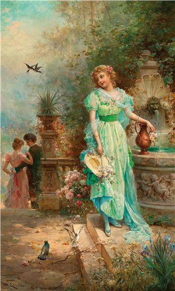 Hans Zatzka | Spring Feelings (1859) | MutualArt