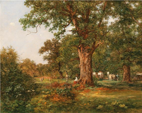 Carl Eduard Onken | The Old Oak Tree | MutualArt