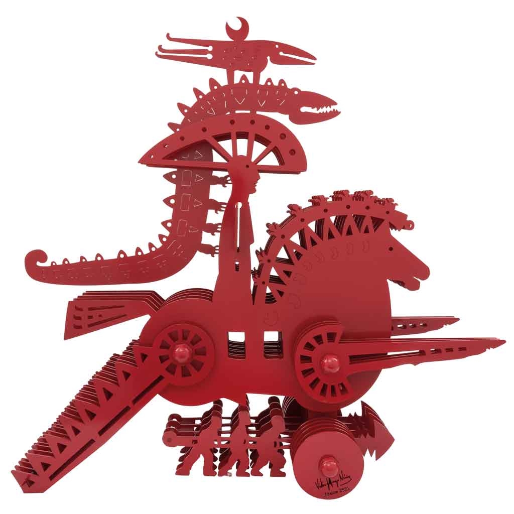 Victor Rojas | Caballo con cocodrilo (2022) | MutualArt