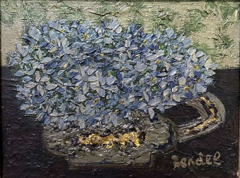 Gabriel Zendel | The violets Oil on canvas | MutualArt