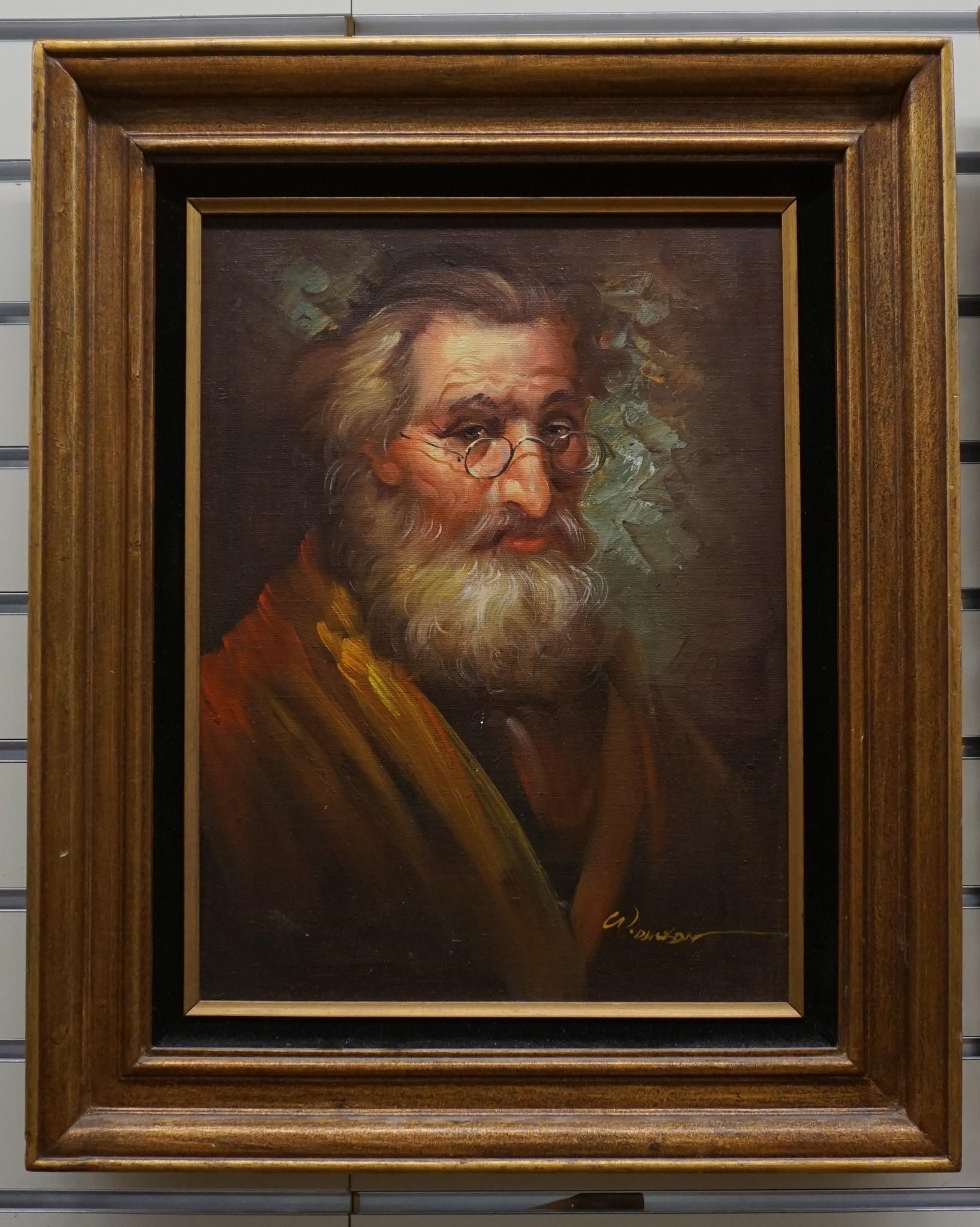 W. Dawson | Portrait of Rabbi | MutualArt