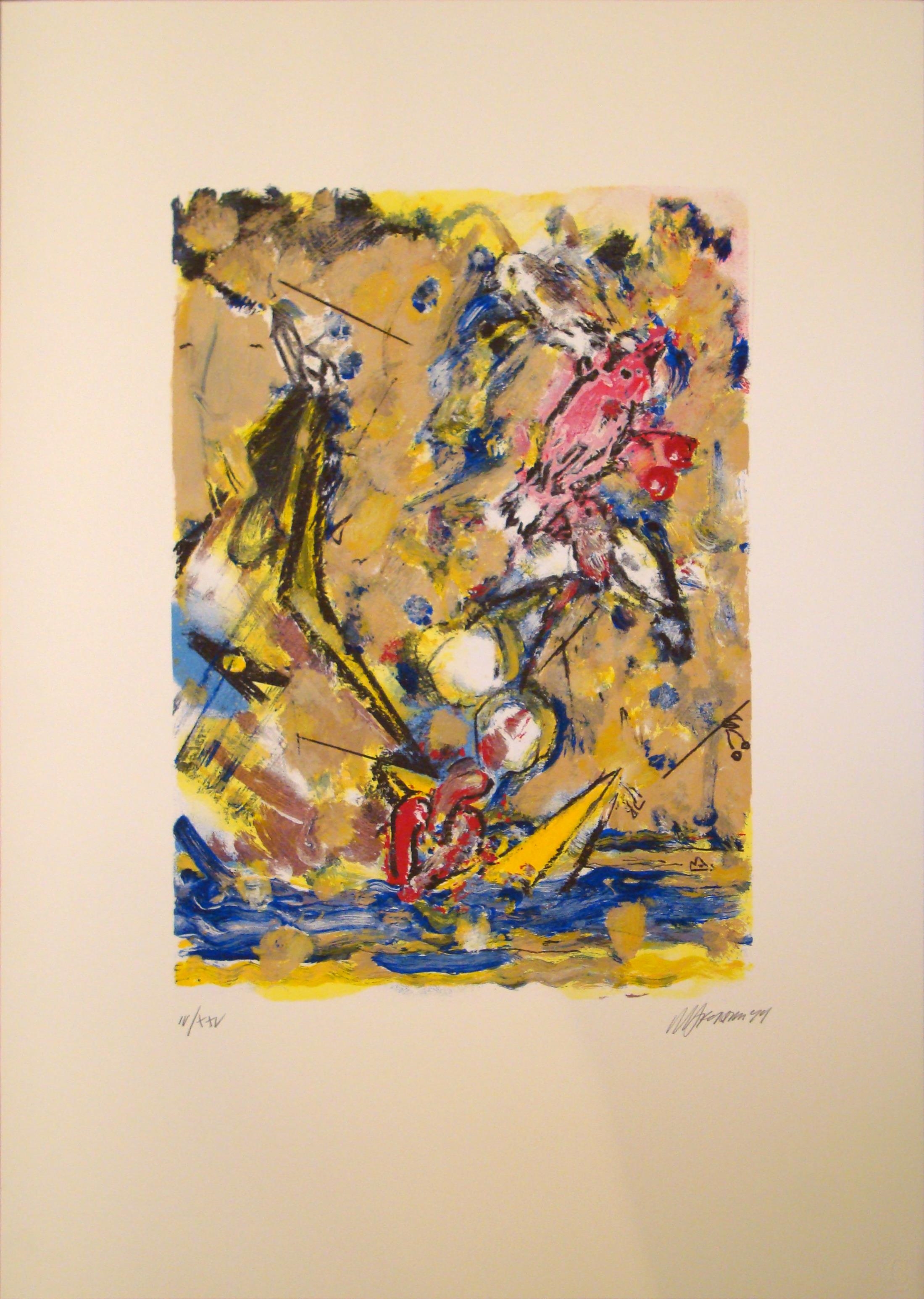 Christian Ludwig Attersee | VOGELKIRSCHEN (1999) | MutualArt