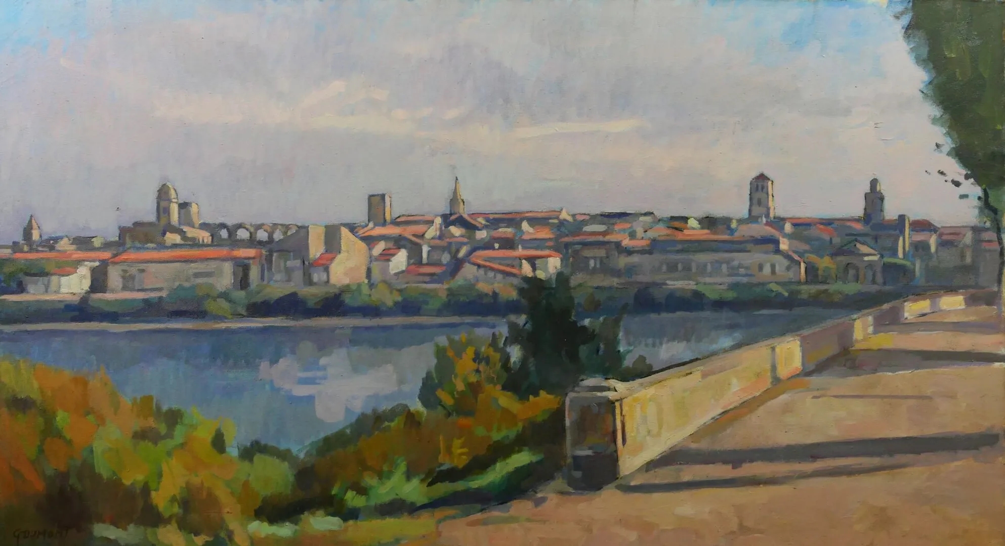 Gilbert Dumont | Paysage Panoramique d'Arles | MutualArt