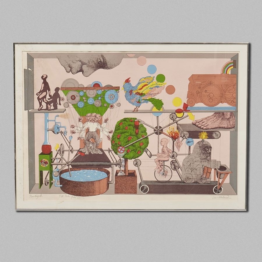 Lars Melander | Sweden. Signed. Litograph in colors | MutualArt