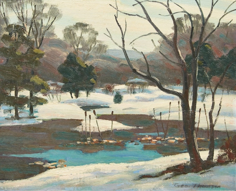George A. Thomson | A March Scene | MutualArt