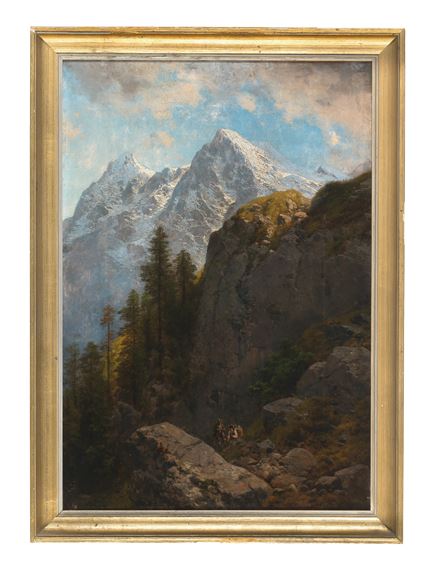 Karl Millner | Der Ortlerspitz bey Trafoi in Tyrol (1884) | MutualArt