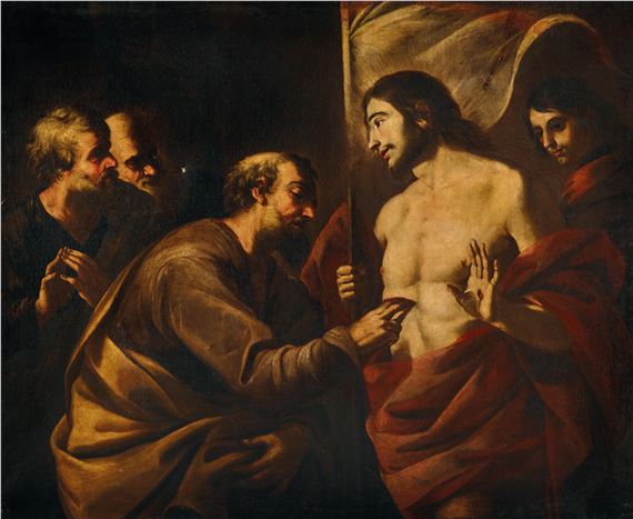 Neapolitan School, 17th Century | The Incredulity of Saint Thomas | MutualArt