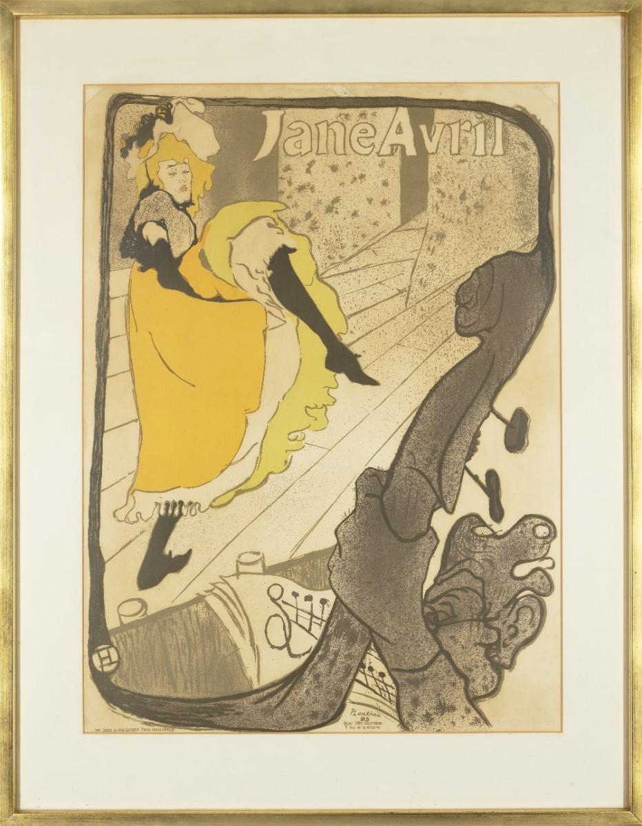 Henri de Toulouse-Lautrec | Jane Avril poster (1893) | MutualArt