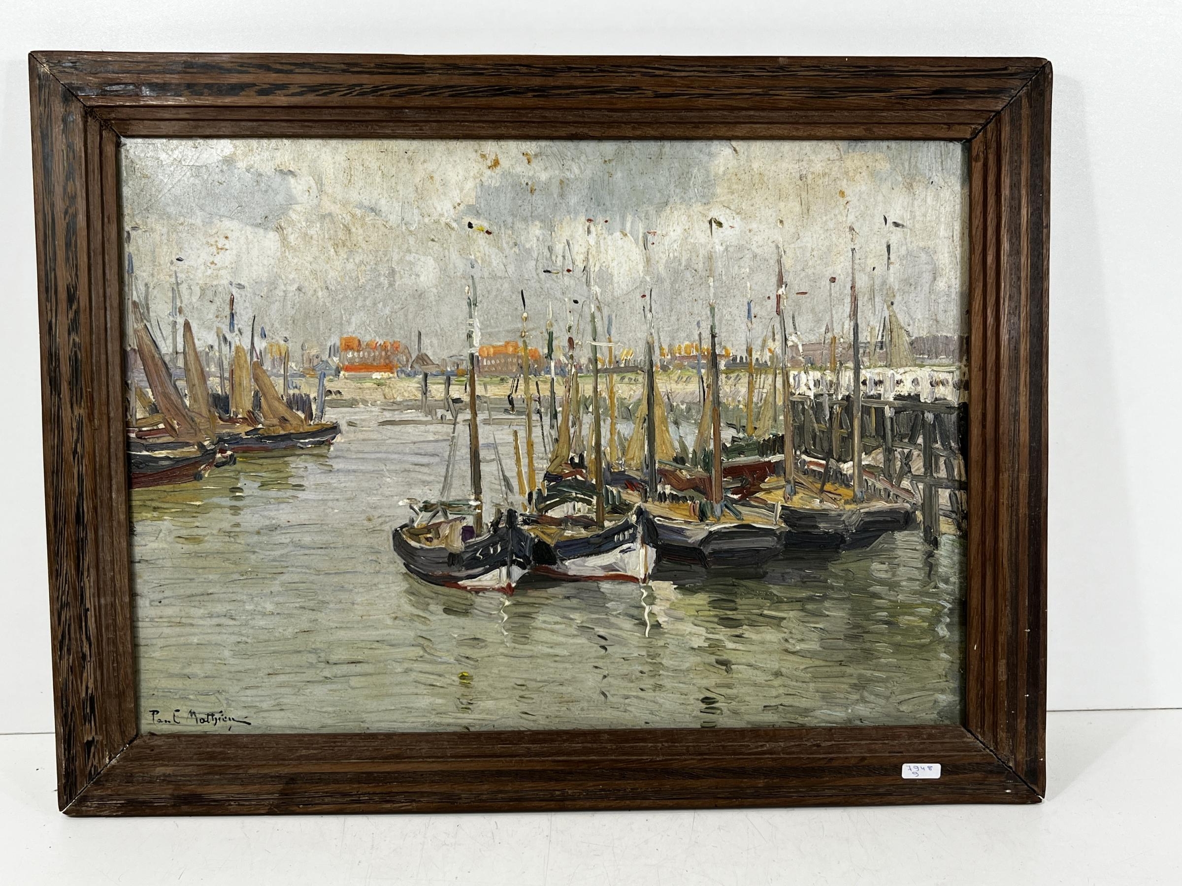 Paul Mathieu | Voiliers au port | MutualArt