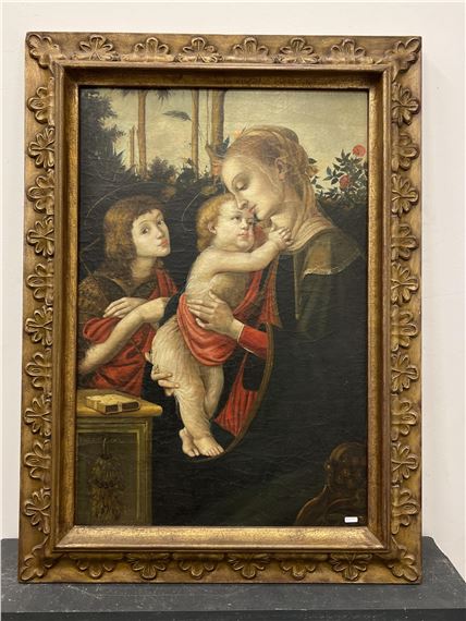 Sandro Botticelli | Maternité ou Vierge à l'enfant Jésus et St.Jean ...