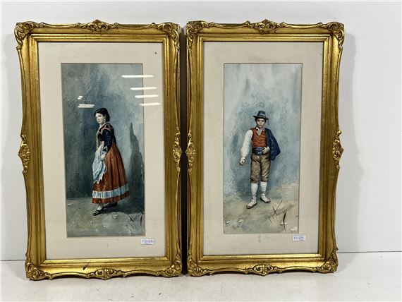 Pierre Joseph Antoine | Personnages napolitains | MutualArt