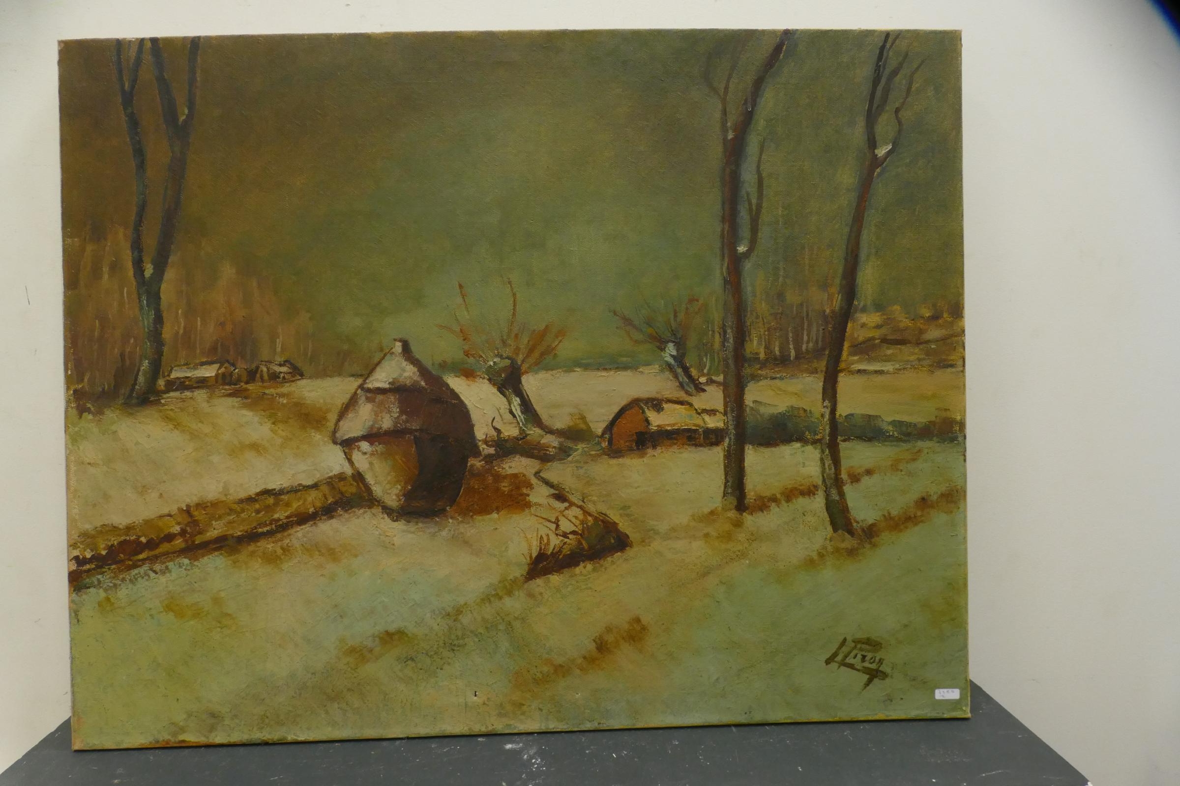Leo Piron | Paysage hivernal | MutualArt