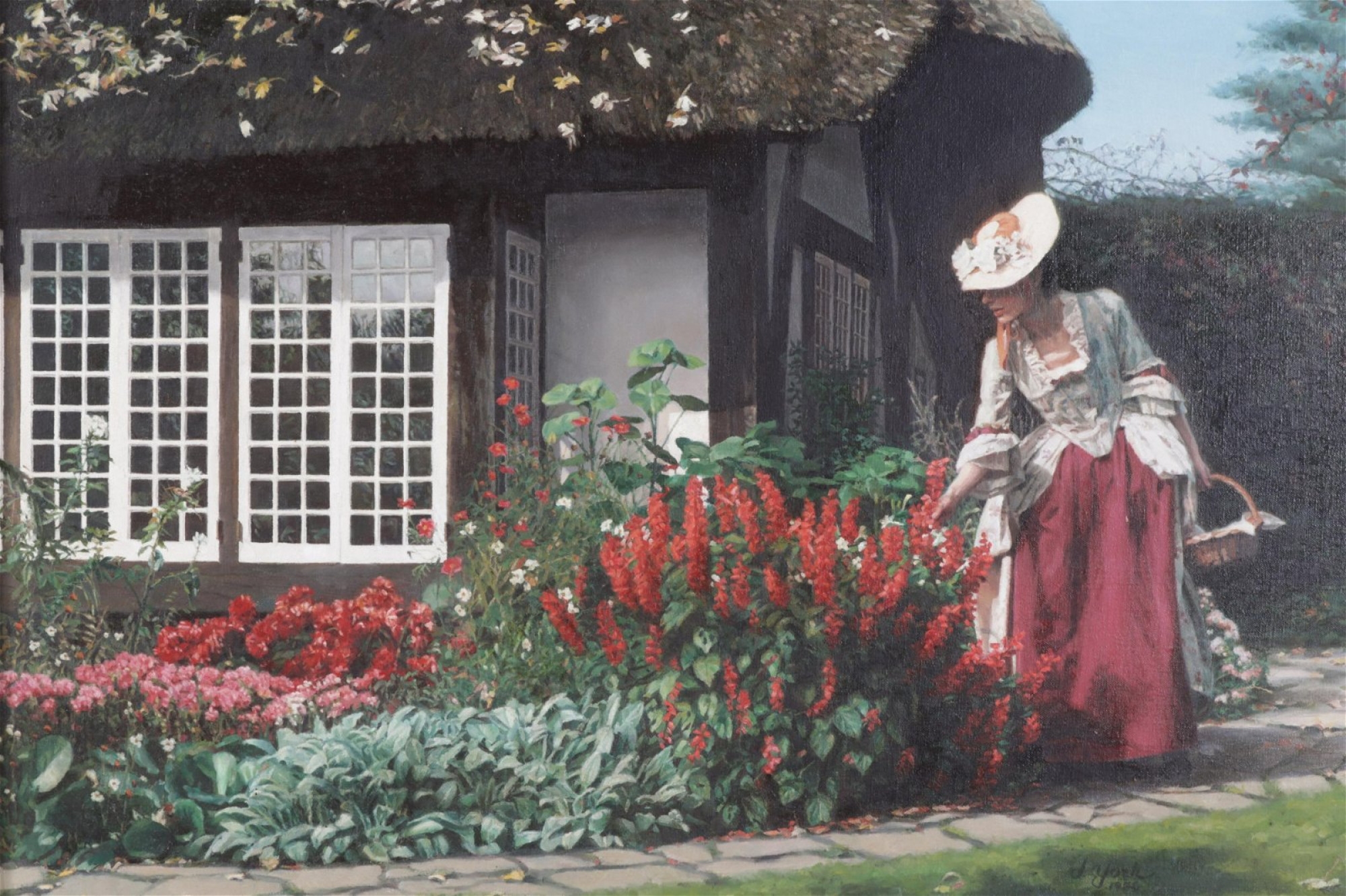 Judy York | Judy York - How Does Your Garden Grow - O/C | MutualArt