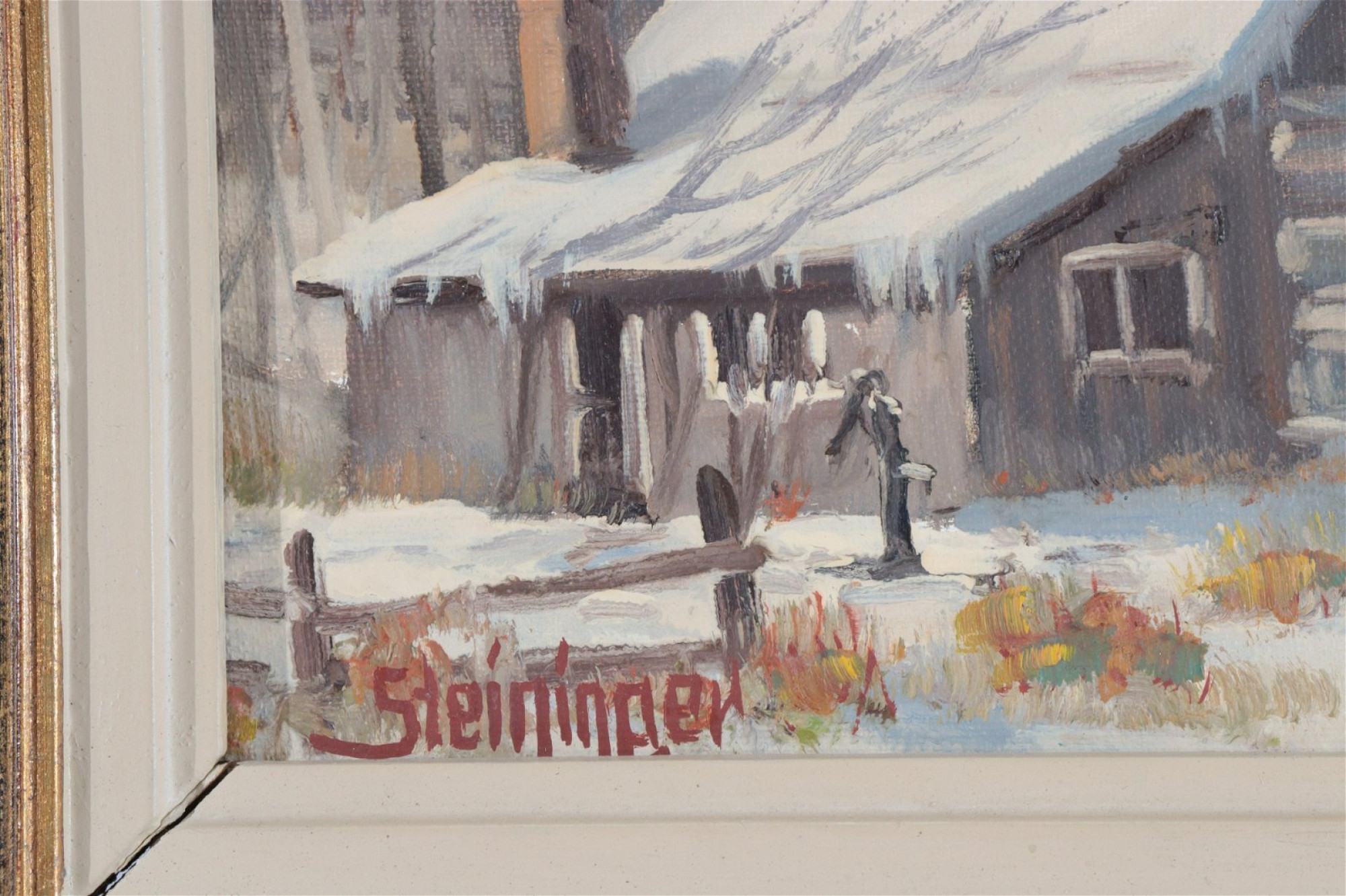 Dwight F. Steininger | Dwight Steininger - Snowy Cabin | MutualArt