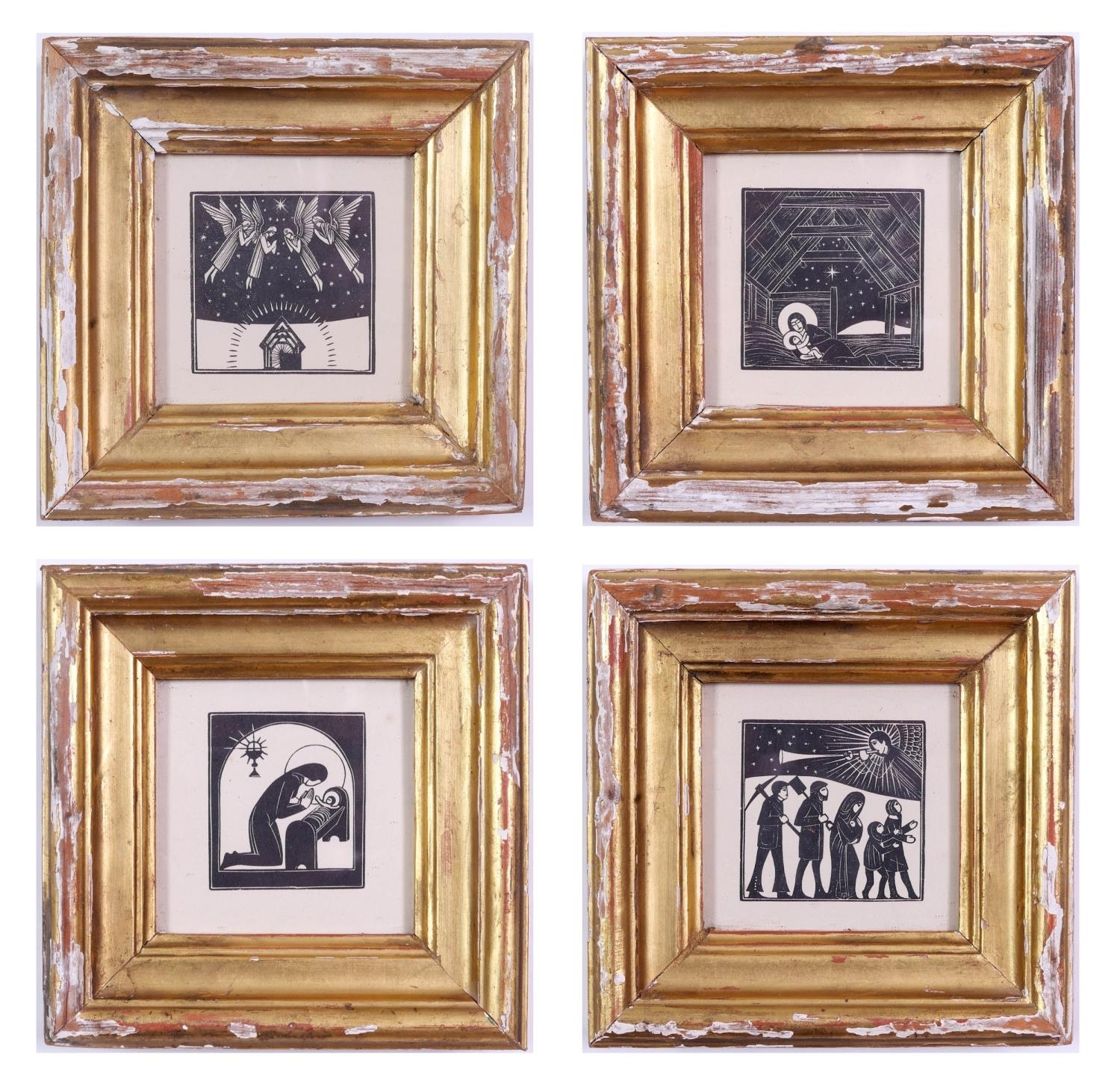 Eric Gill | four original wood, from the original | MutualArt