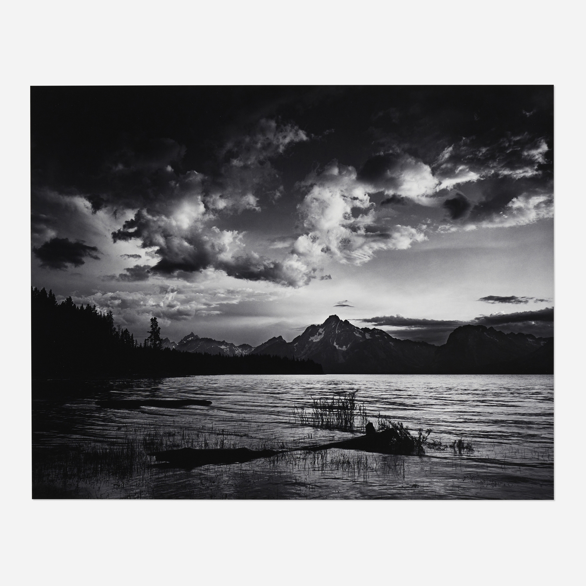 Howard Bond | Twilight in the Tetons Jackson Lake and Mt. Moran (Circa ...