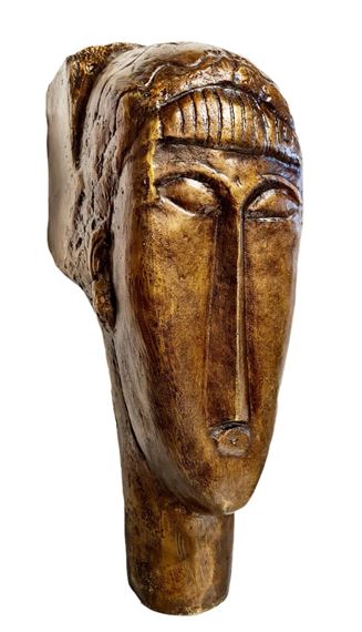 Amedeo Modigliani | Tête de jeune femme à la frange | MutualArt