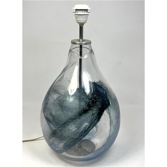 Eva Englund | Eva ENGLUND Large Art Glass Table Lamp | MutualArt