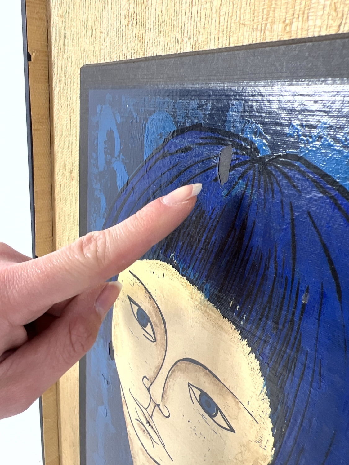 Silvere Croix | Silvere Croix 1962 Painting. Portrait style. French ...