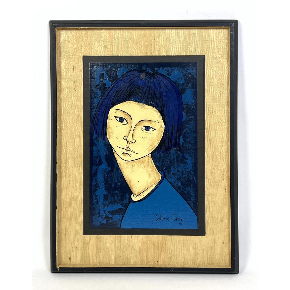Silvere Croix | Silvere Croix 1962 Painting. Portrait style. French ...