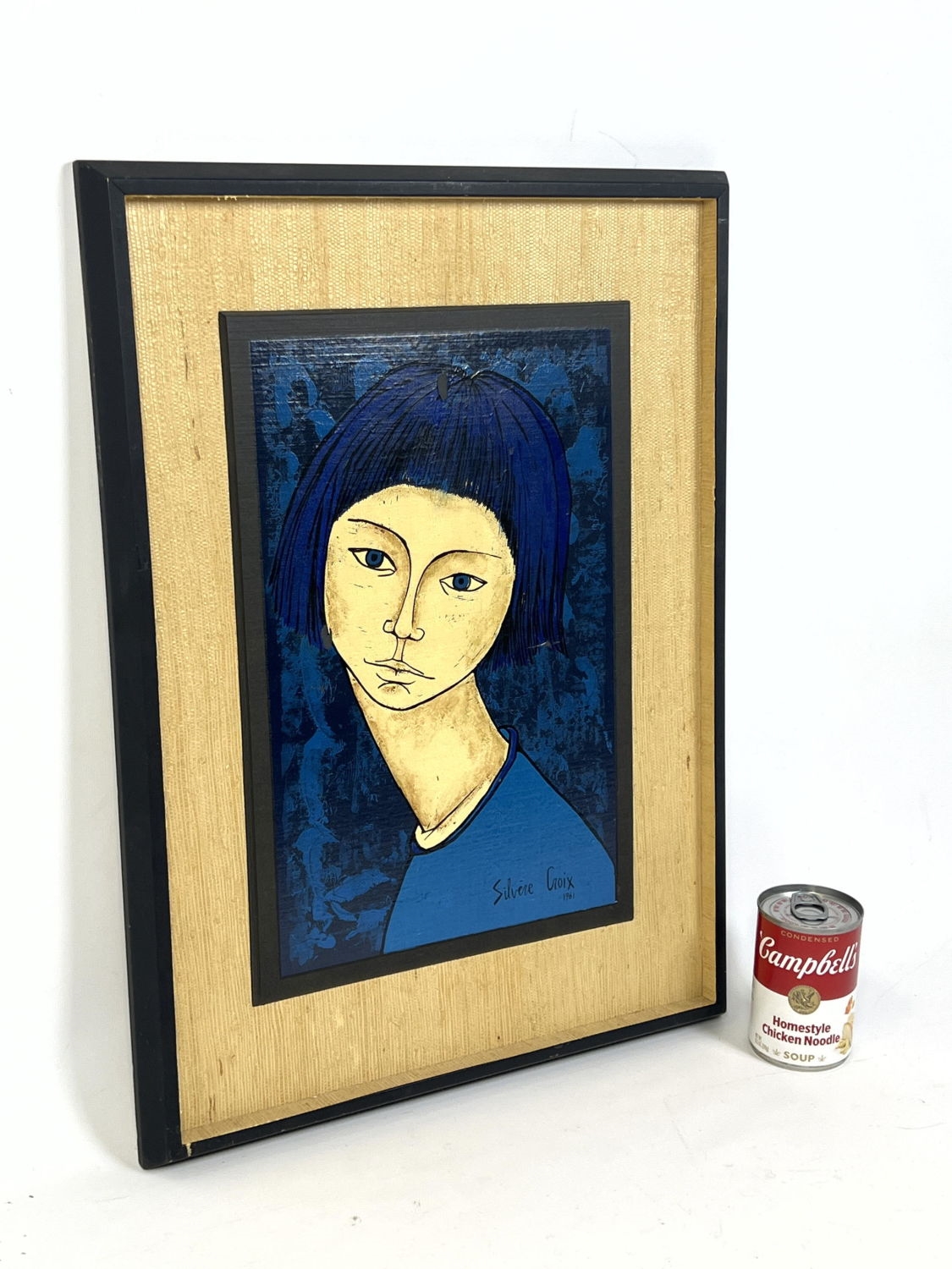 Silvere Croix | Silvere Croix 1962 Painting. Portrait style. French ...
