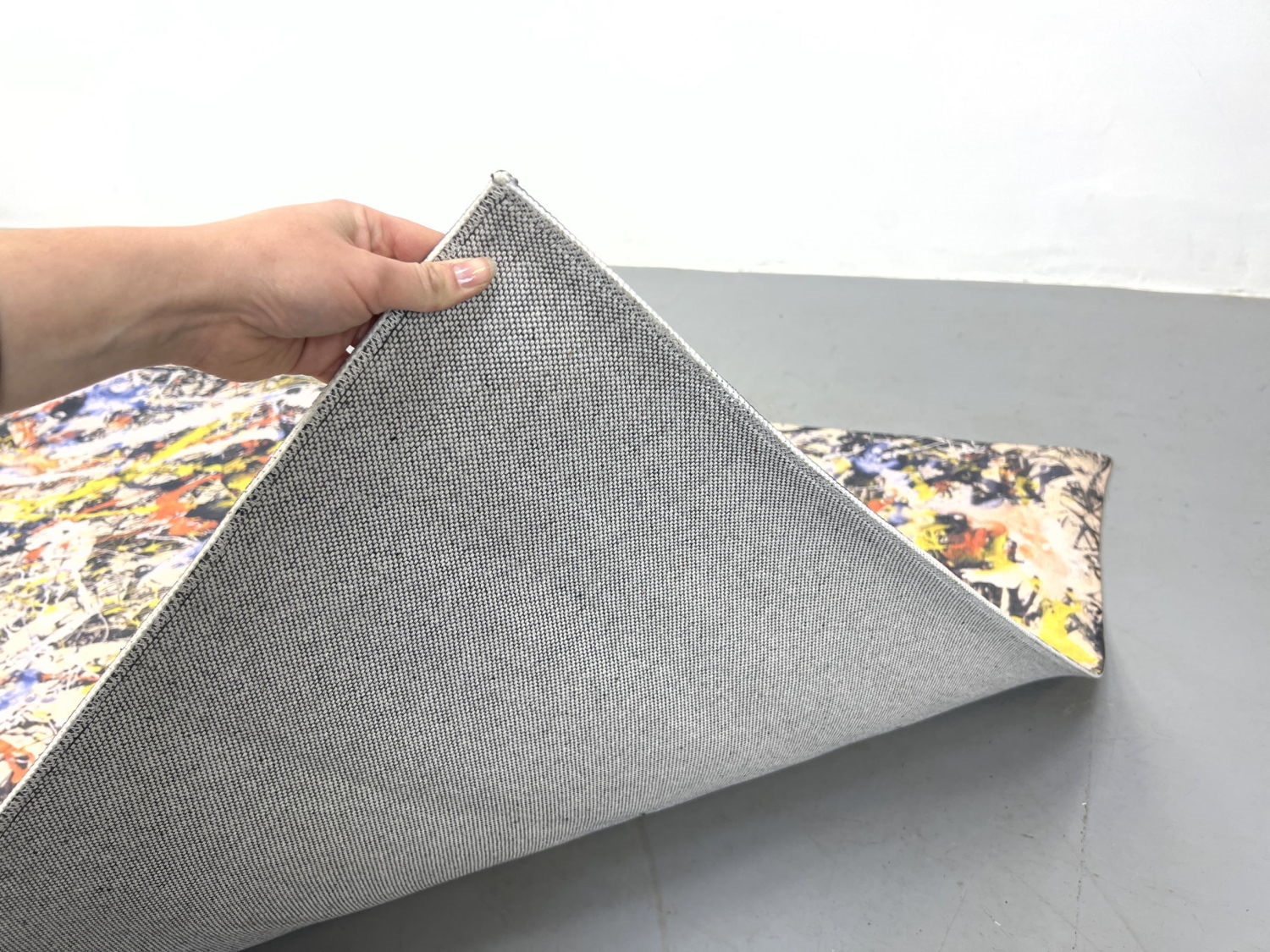 Jackson Pollock | Jackson Pollock Style Rug Wall Hanging. | MutualArt