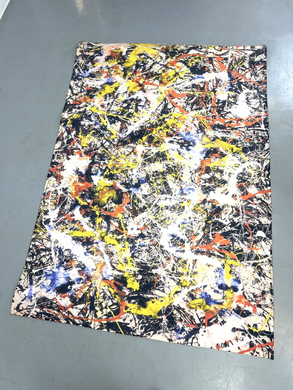 Jackson Pollock | Jackson Pollock Style Rug Wall Hanging. | MutualArt