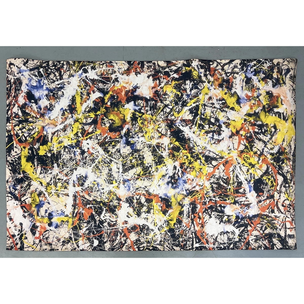 Jackson Pollock | Jackson Pollock Style Rug Wall Hanging. | MutualArt
