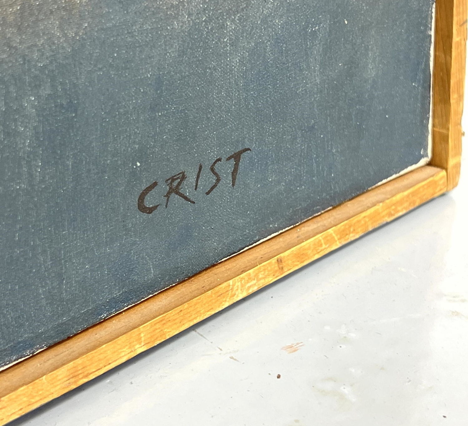 Richard Crist | RICHARD CRIST Abstract oil painting on canvas. '58 on ...