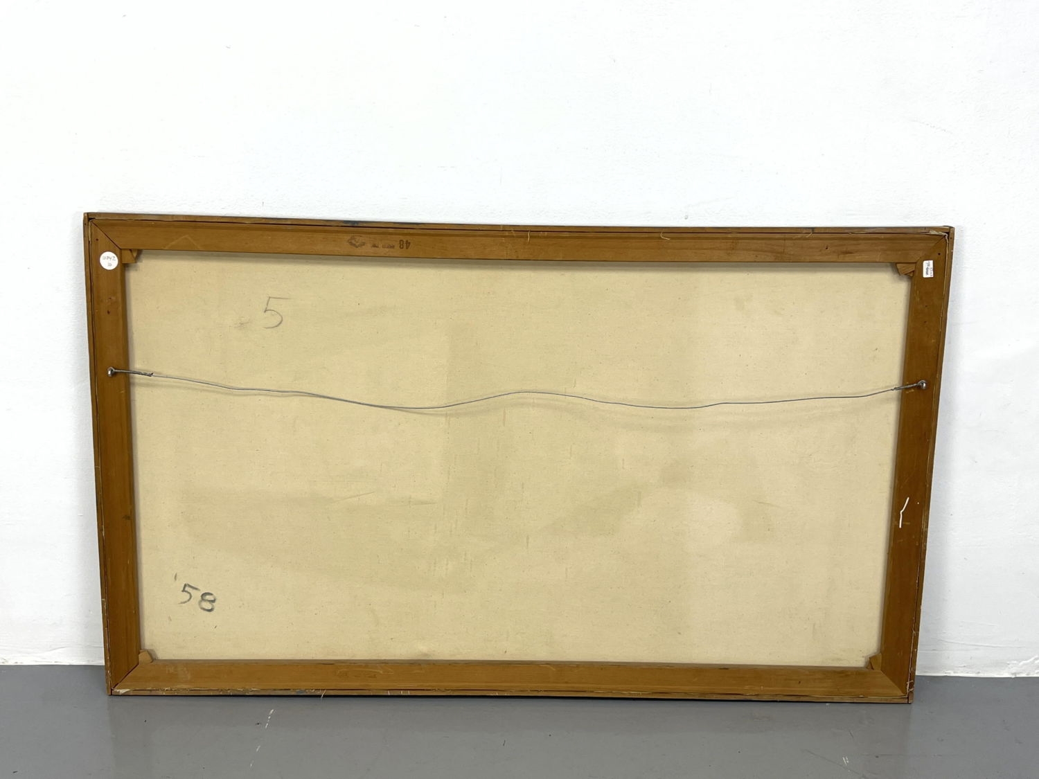 Richard Crist | RICHARD CRIST Abstract oil painting on canvas. '58 on ...