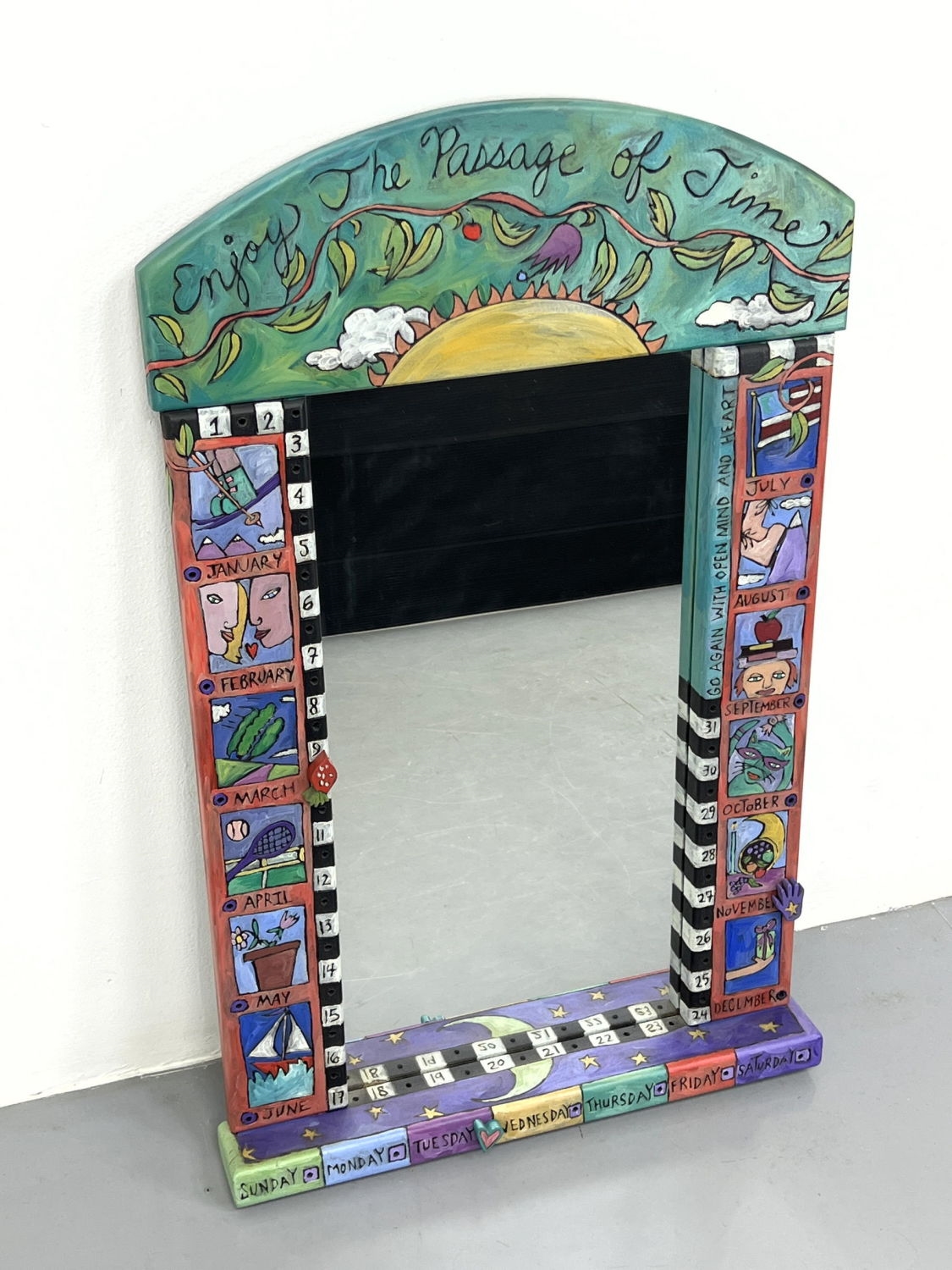Sarah Grant | STICKS Calendar Frame Wall Mirror. SARAH GRANT designer ...