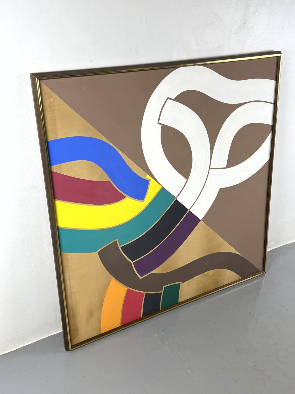 Peter Svenson | PETER SVENSON 1970 Abstract Modernist Art. Colored ...