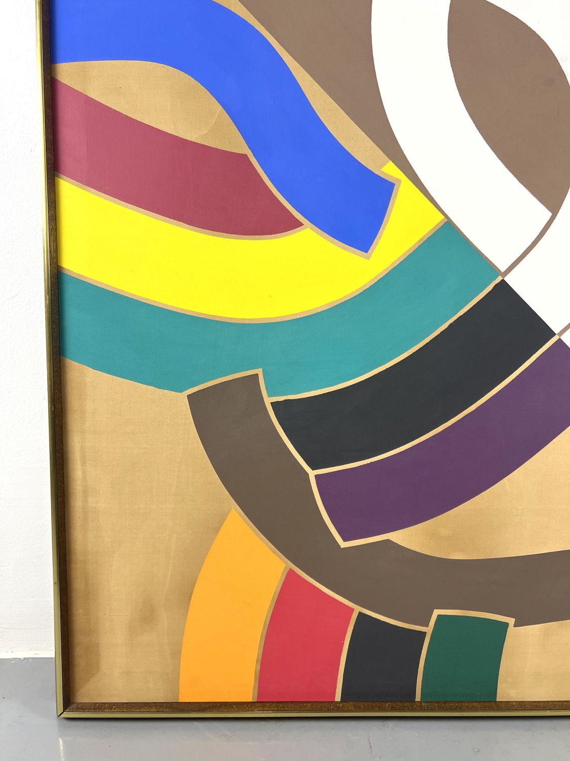 Peter Svenson | PETER SVENSON 1970 Abstract Modernist Art. Colored ...