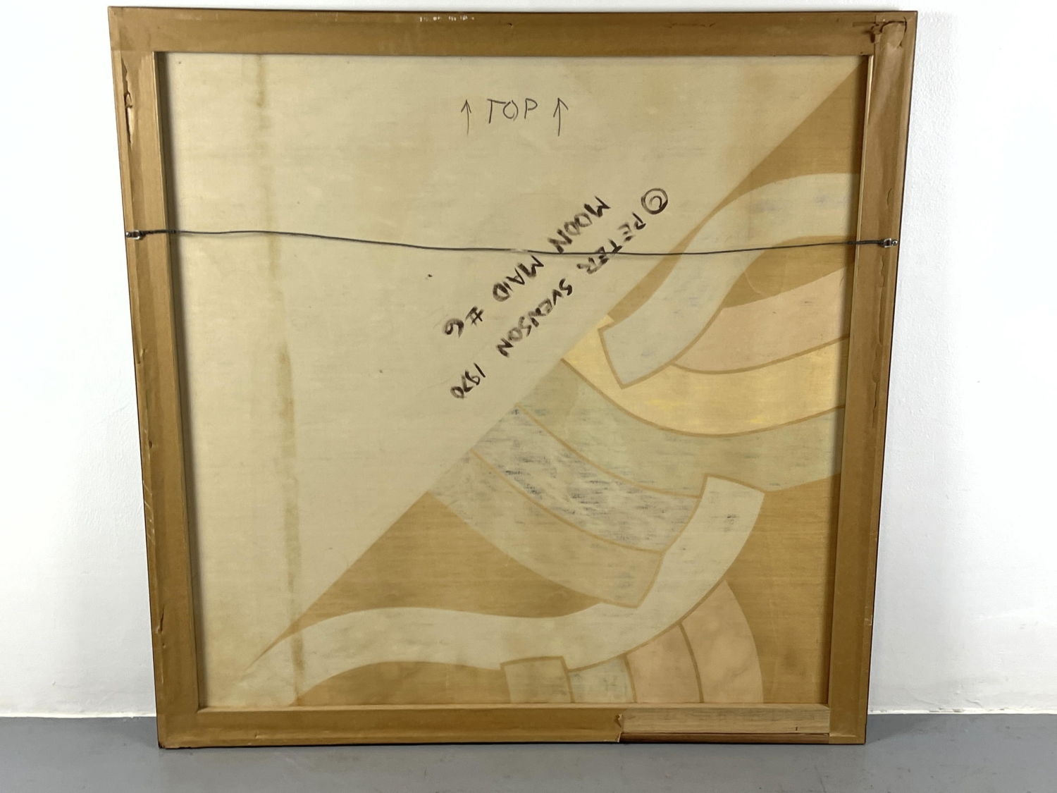 Peter Svenson | PETER SVENSON 1970 Abstract Modernist Art. Colored ...