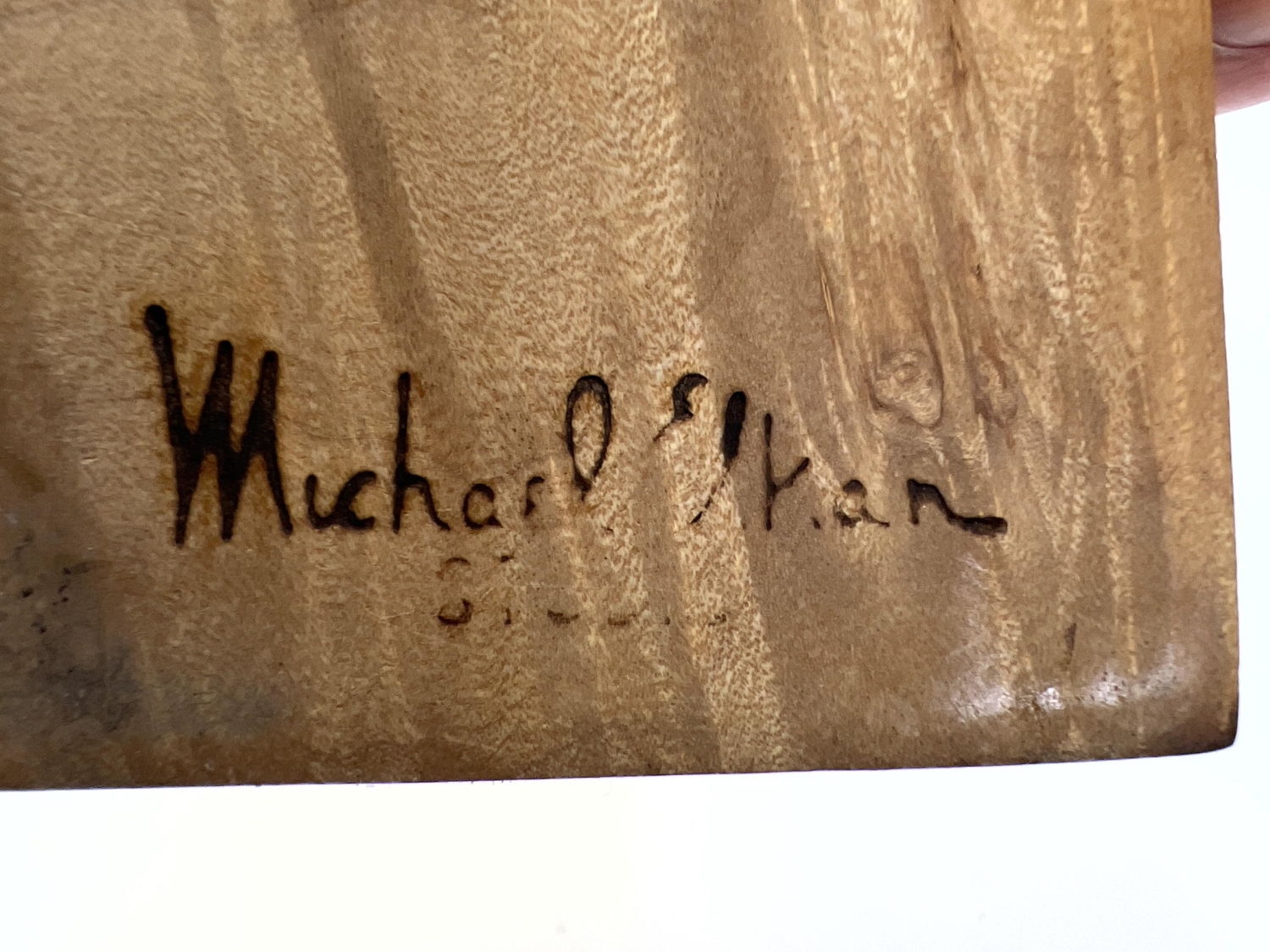 American Studio | 2pc Michael Elkan Studio Burl Wood Jewelry Box, Pen ...