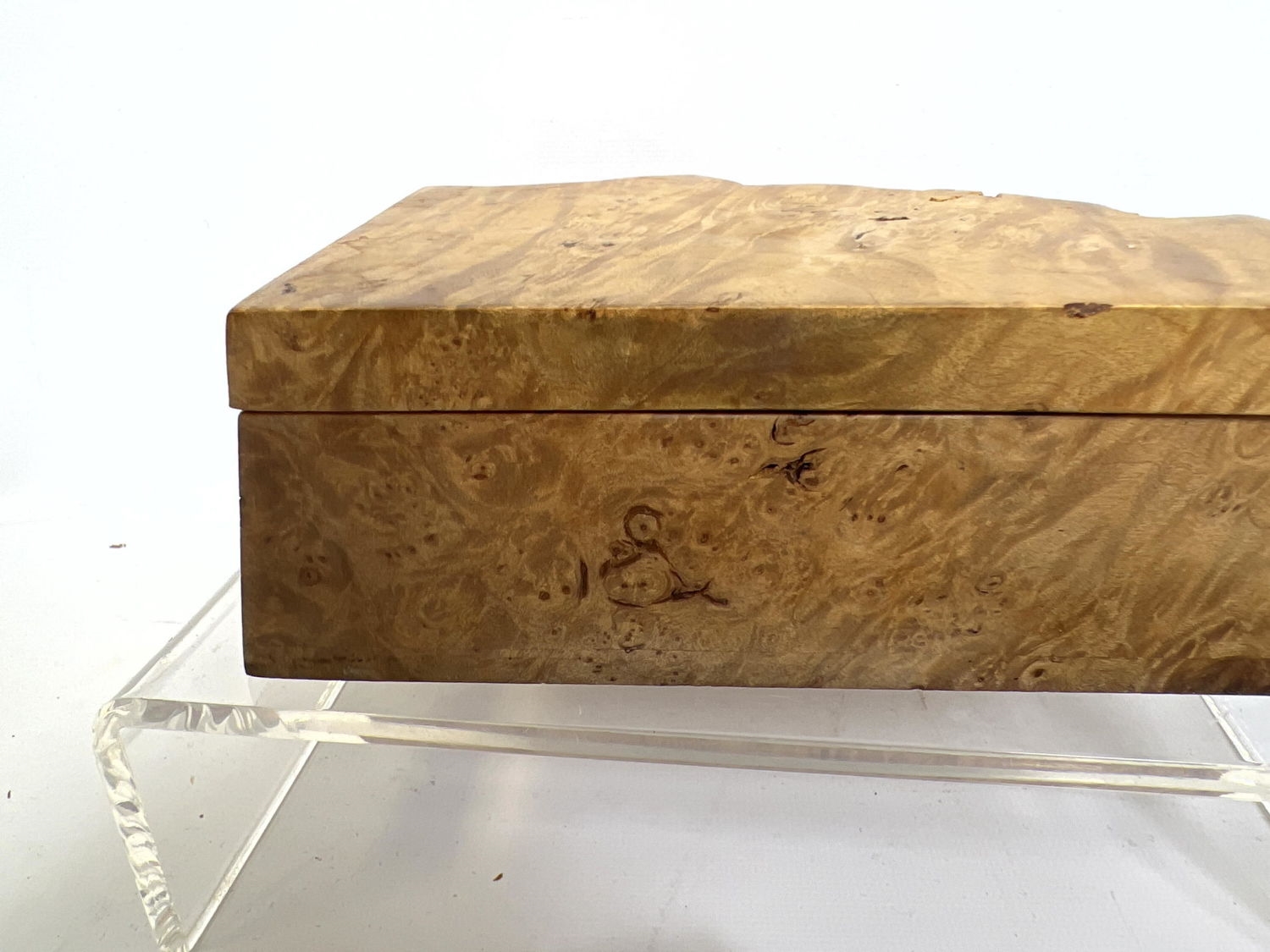 American Studio | 2pc Michael Elkan Studio Burl Wood Jewelry Box, Pen ...