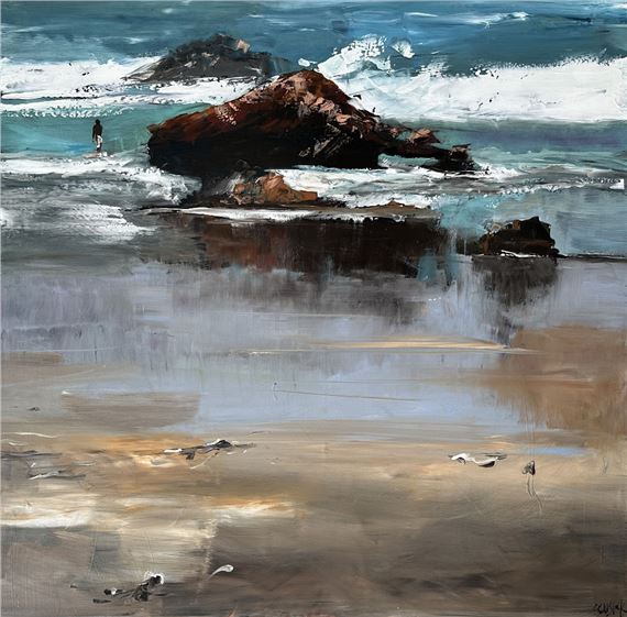 Cusick Cheryl | Rocks On the Beach I | Compare similar artworks | MutualArt