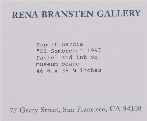 Rupert Garcia | El Sombrero (1997) | MutualArt