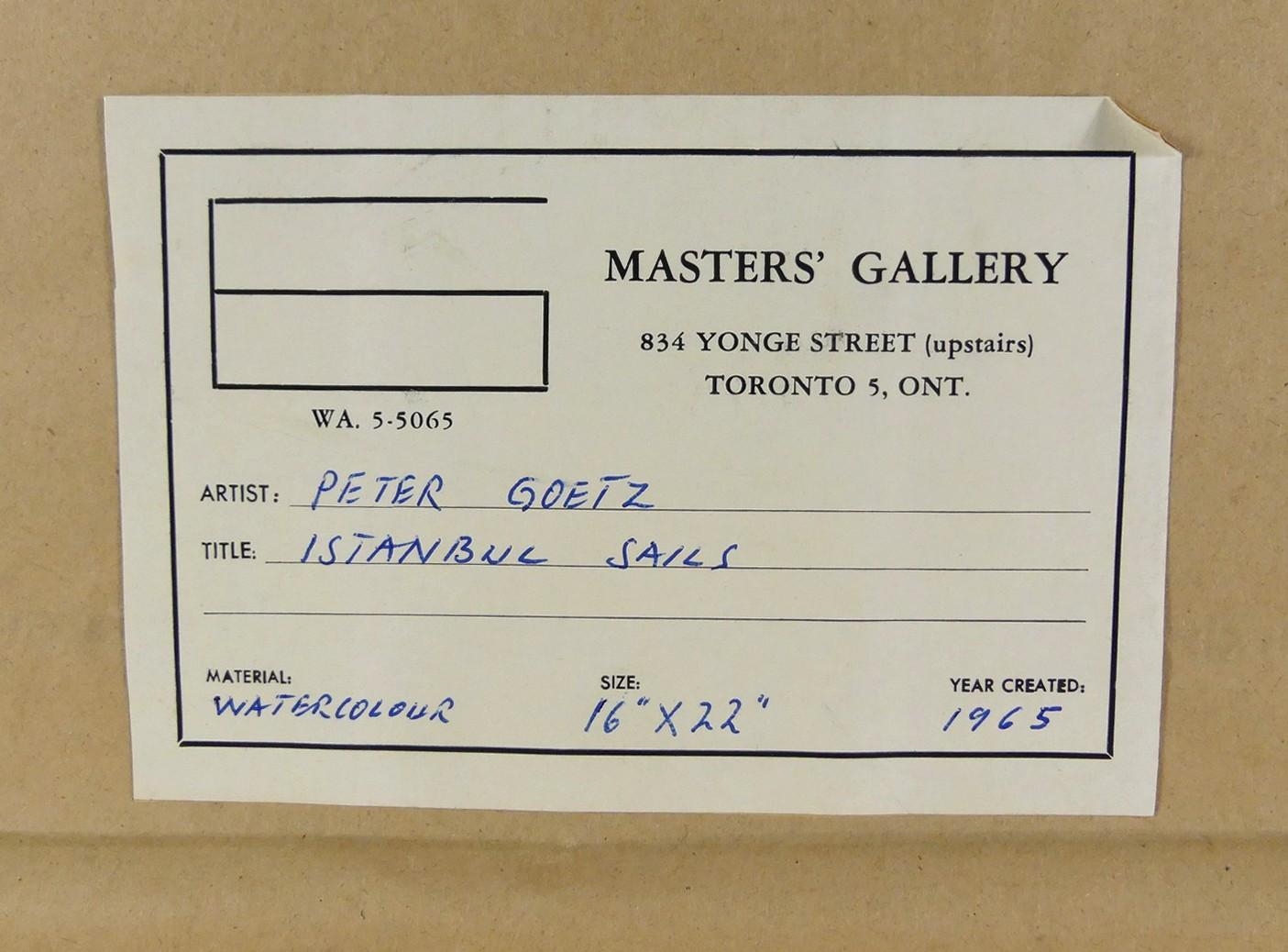 Peter Goetz | Istanbul Sails (1965) | MutualArt