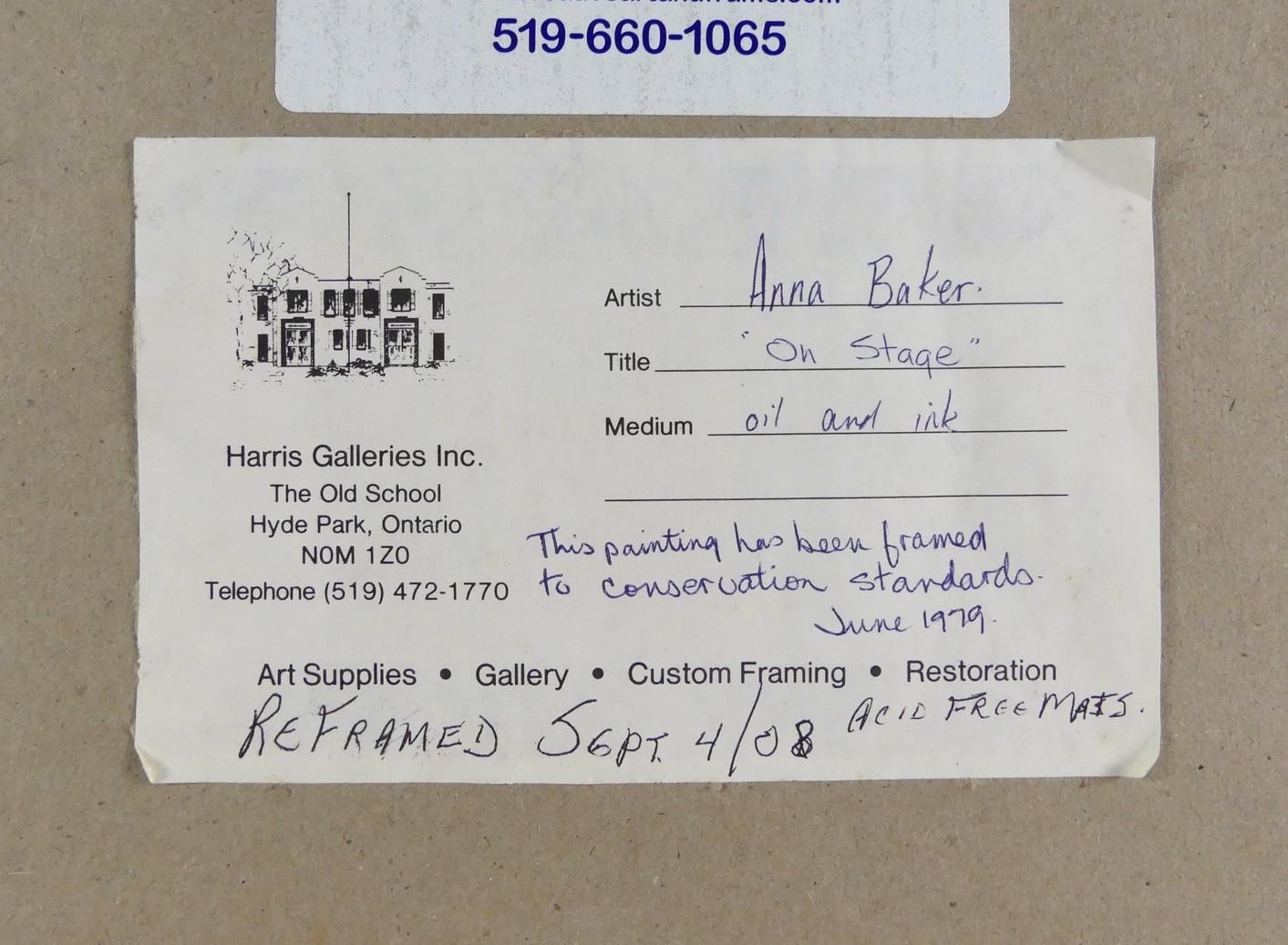 ANNA P. BAKER | On Stage | MutualArt