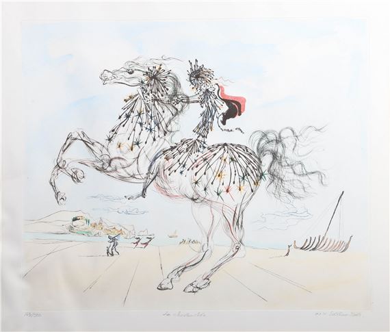 Salvador Dalí | 1904-1989) Etching Le Chevauchee etching on paper ...
