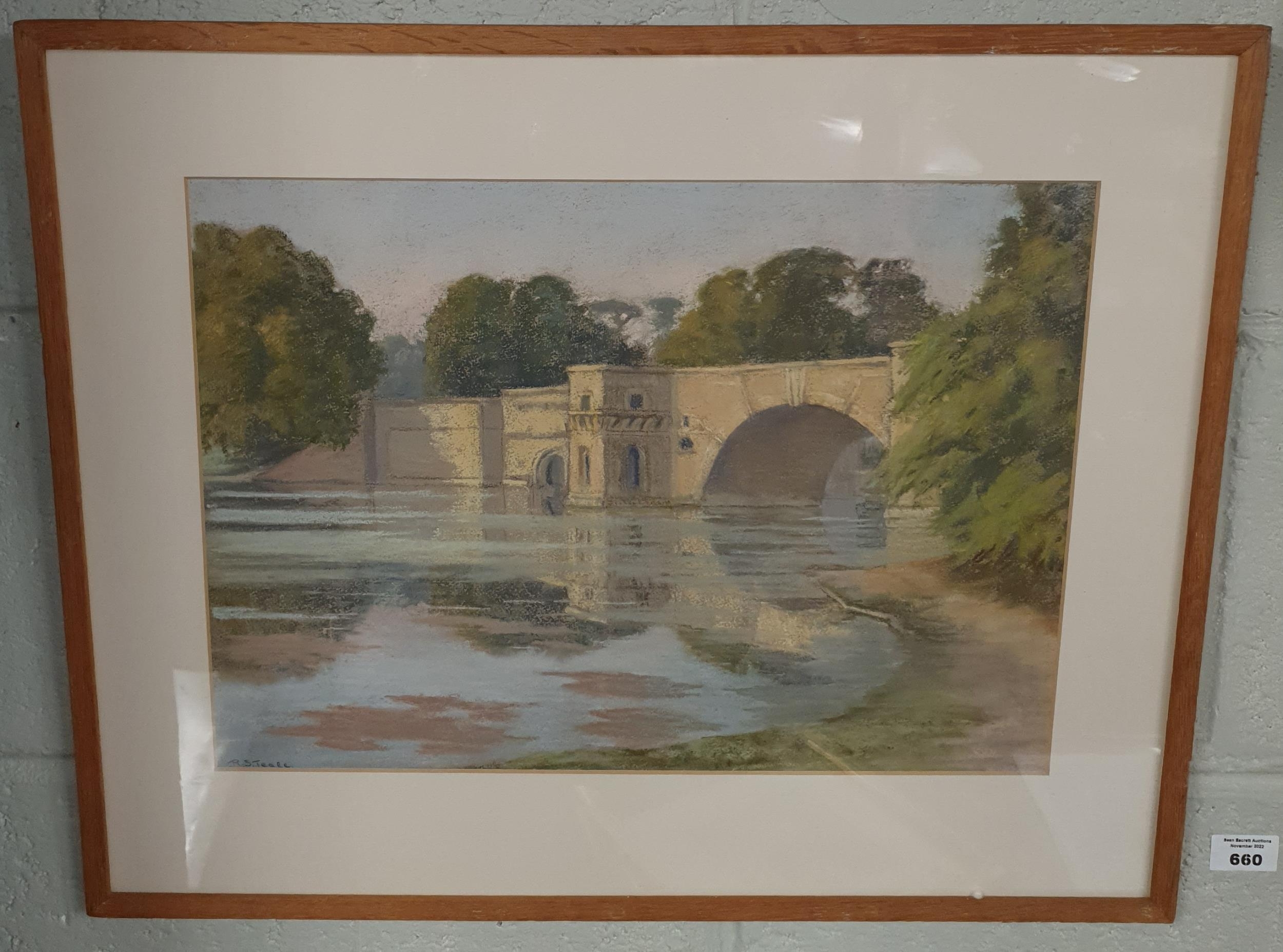 R. Steele | bridge scene | MutualArt