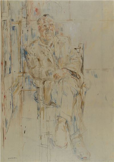 Basil Blackshaw | PORTRAIT OF JAMES WARWICK OBE | MutualArt